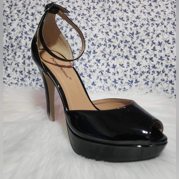 Pierre Dumas | Shoes | Pierre Dumas Womens Talia Vegan Leather Peeptoe ...